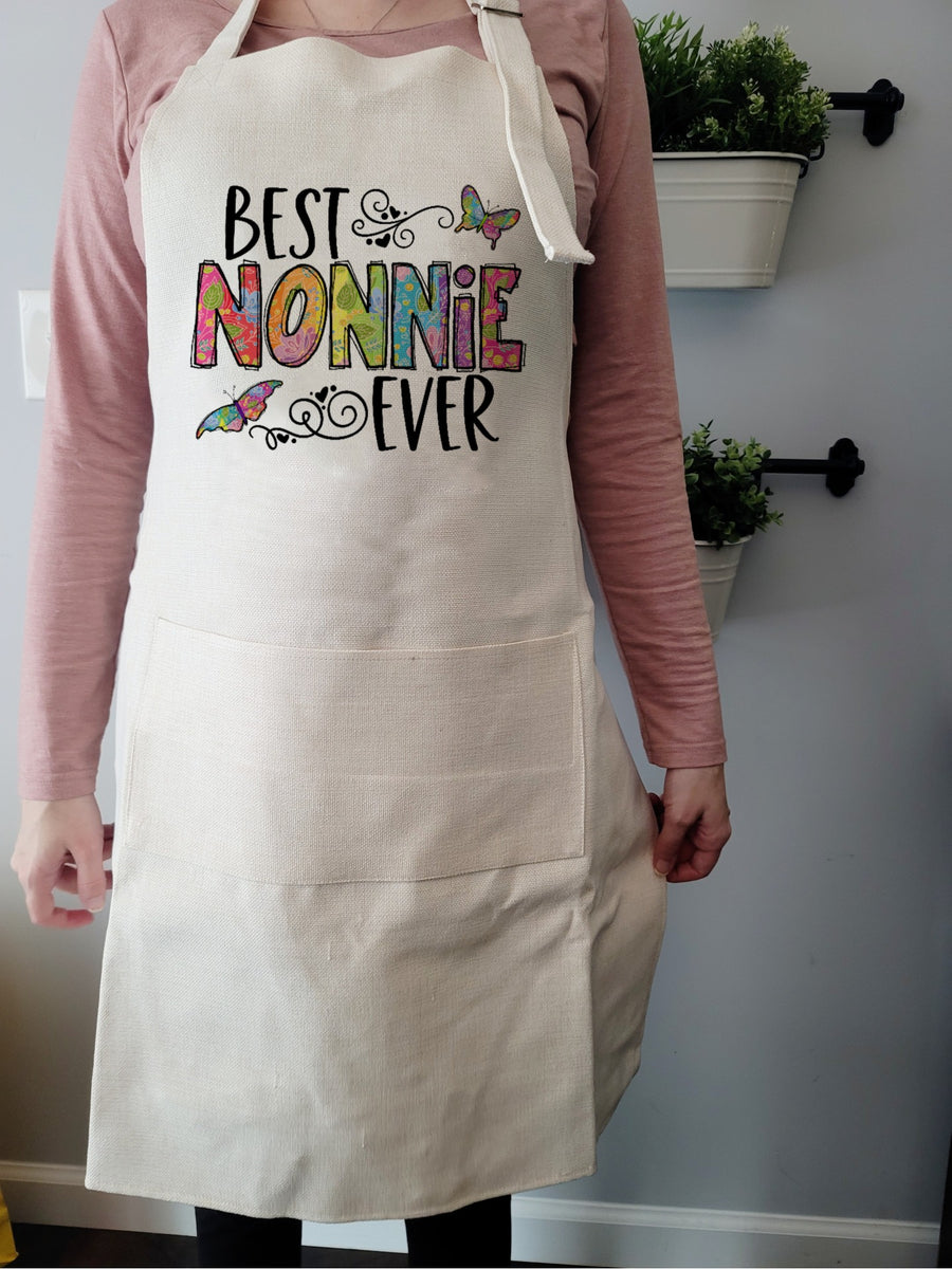 Nonnie - "Best Nonnie Ever" Apron – A New Beginning Animal Rescue